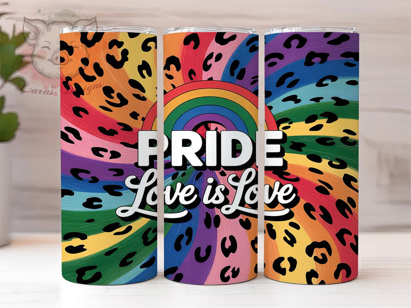 Love Is Love Rainbow Pride Tumbler Wrap, Rainbow Pride Wrap, LGBT ...