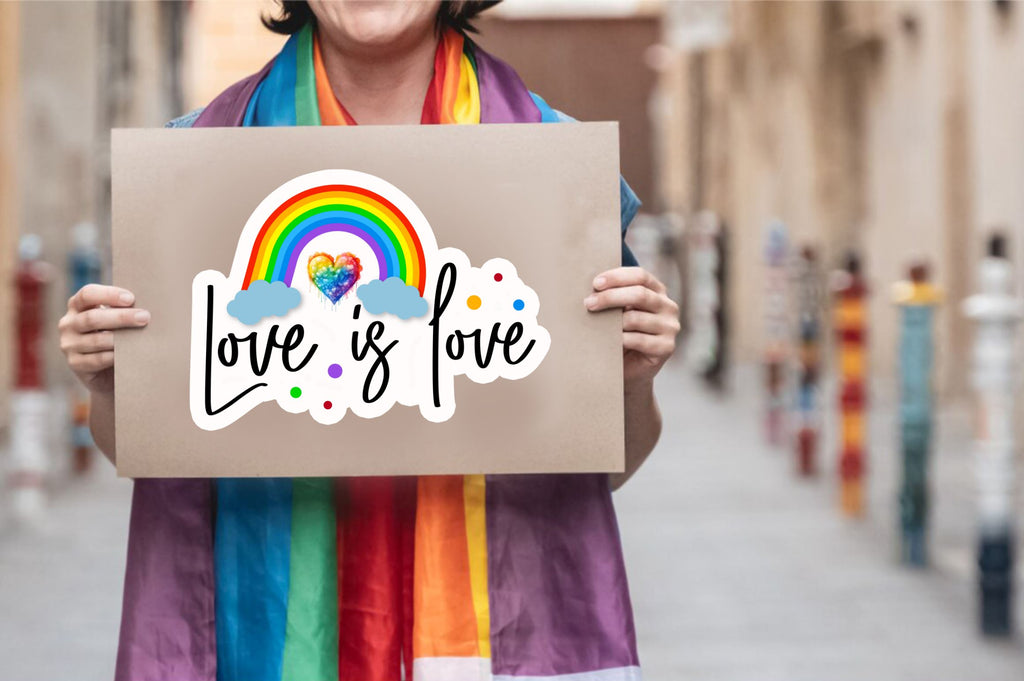 Love is love Sticker Design - So Fontsy