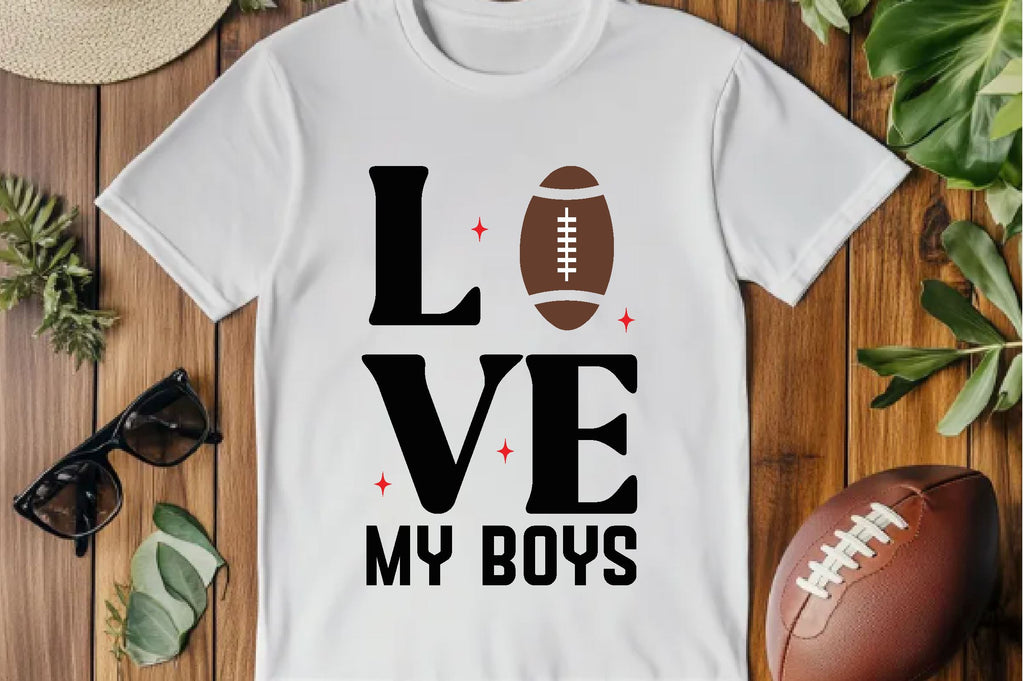 Love my boys , Football SVG Bundle, Football Mom SVG, Sports Mom SVG ...