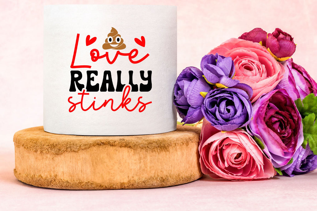 Love really stinks Svg Design - So Fontsy