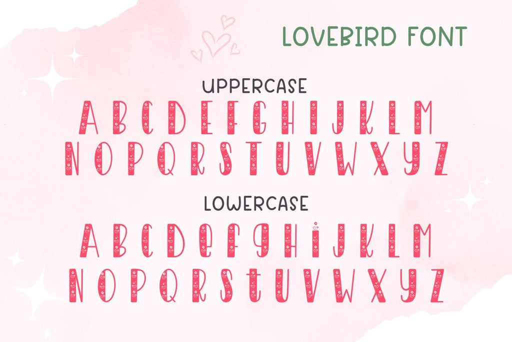 Lovebird - Decorative Font - So Fontsy