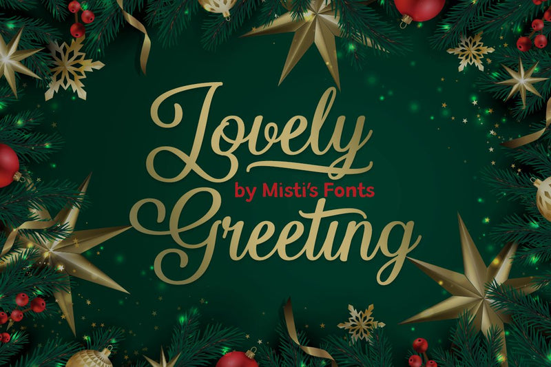 Lovely Greeting - So Fontsy