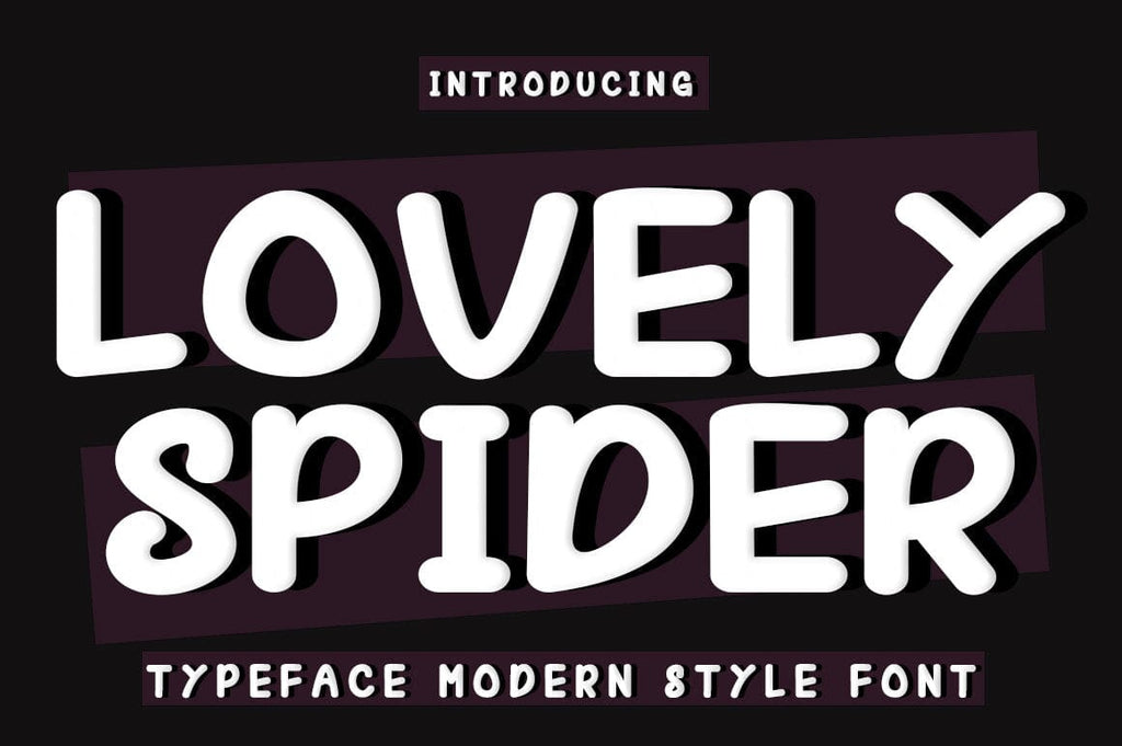 Lovely Spider Font - So Fontsy