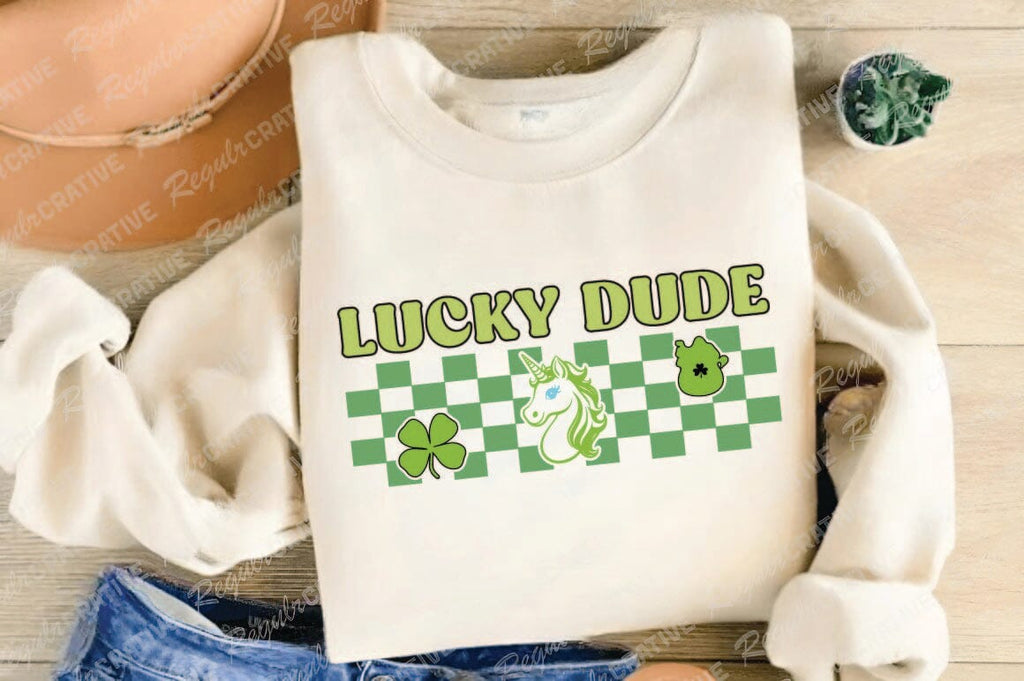 Lucky Dude SVG Design - So Fontsy
