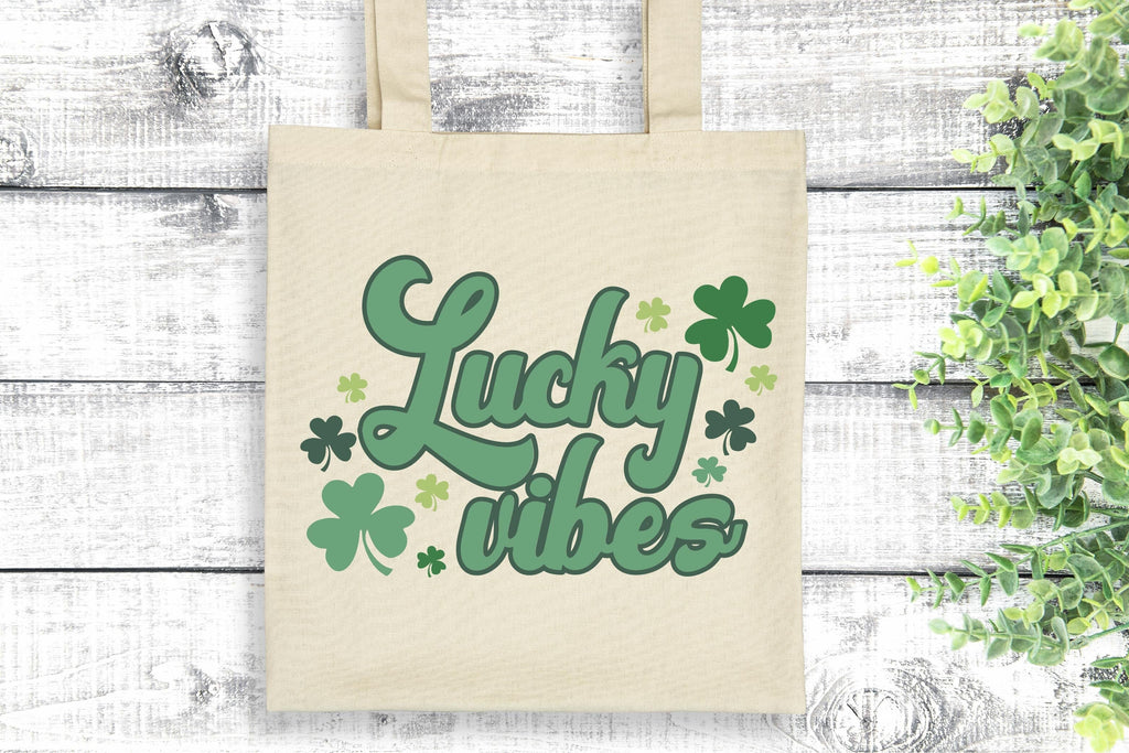 Lucky Vibes | Shamrock SVG - So Fontsy