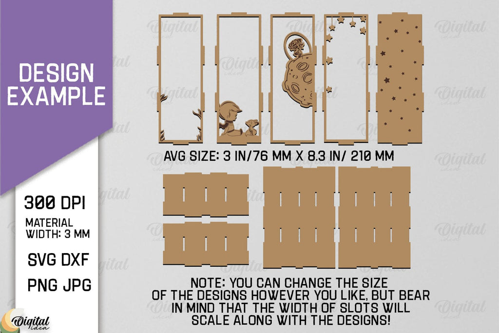 Magic Book Nook SVG Bundle. 3D Layared Book Nook Laser Cut - So Fontsy