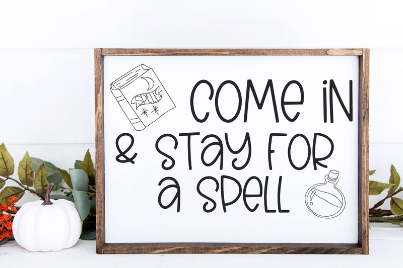 Halloween Clipart Doodle Font, Handwritten Font SVG, Cute Fonts for ...