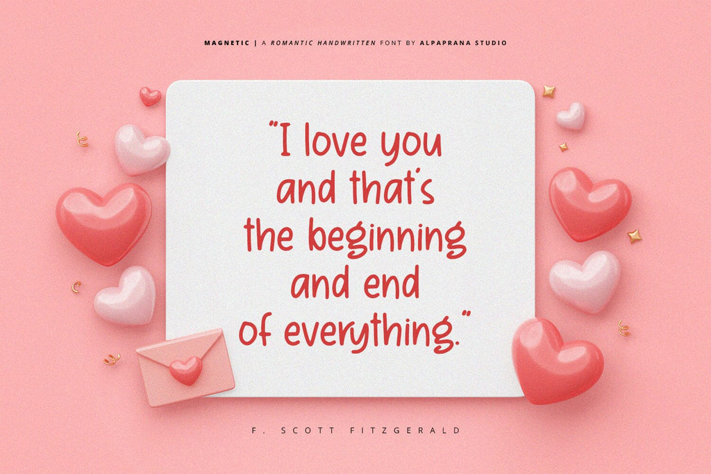 Magnetic - Handwritten Font - So Fontsy