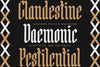 Malevolent - Display Font - So Fontsy
