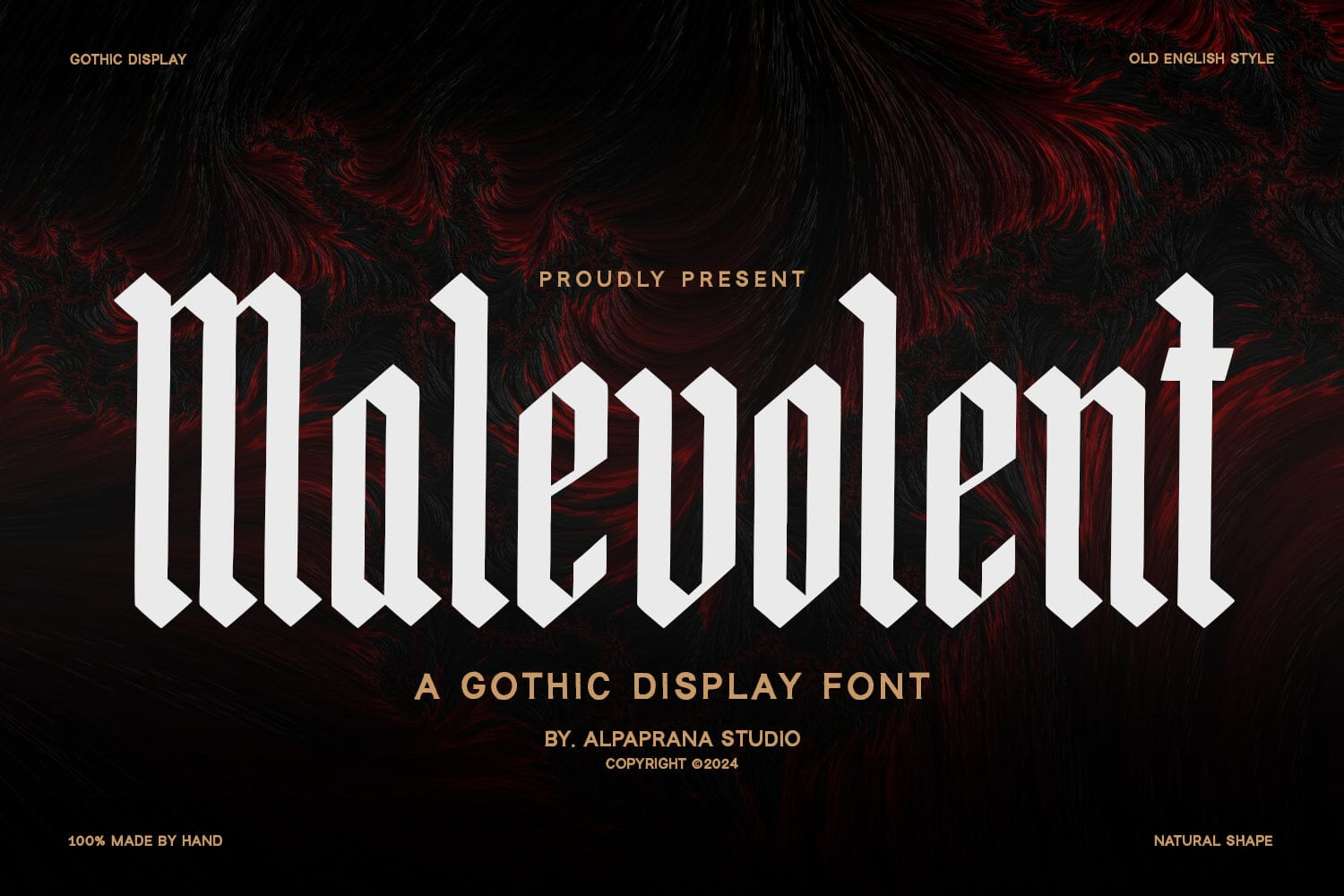 Malevolent - Display Font - So Fontsy