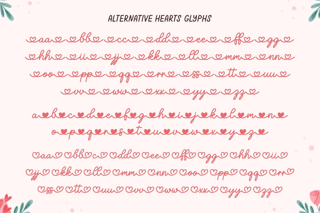 Malia Love You - Lovely Script Font - So Fontsy