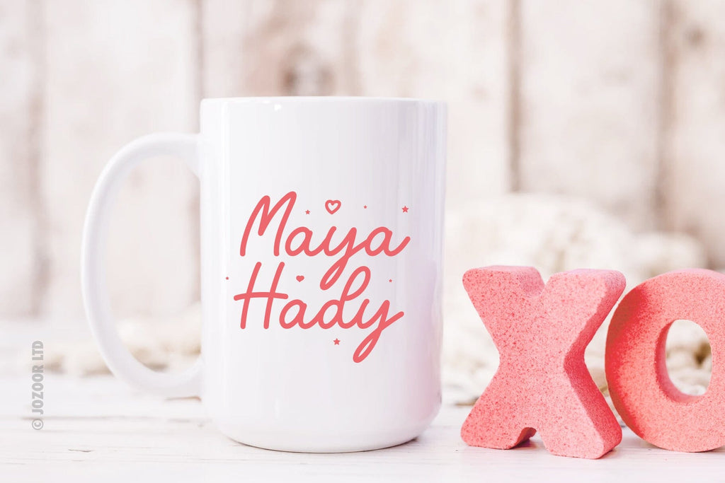 Malia Love You - Lovely Script Font - So Fontsy