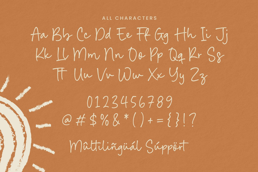 Malibu Sunset - Modern Handbrushed Script Font - So Fontsy