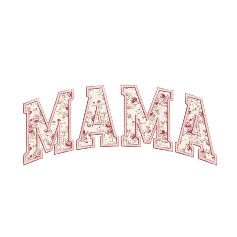 Mama Applique Embroidery Design, 4 sizes, Instant Download - So Fontsy