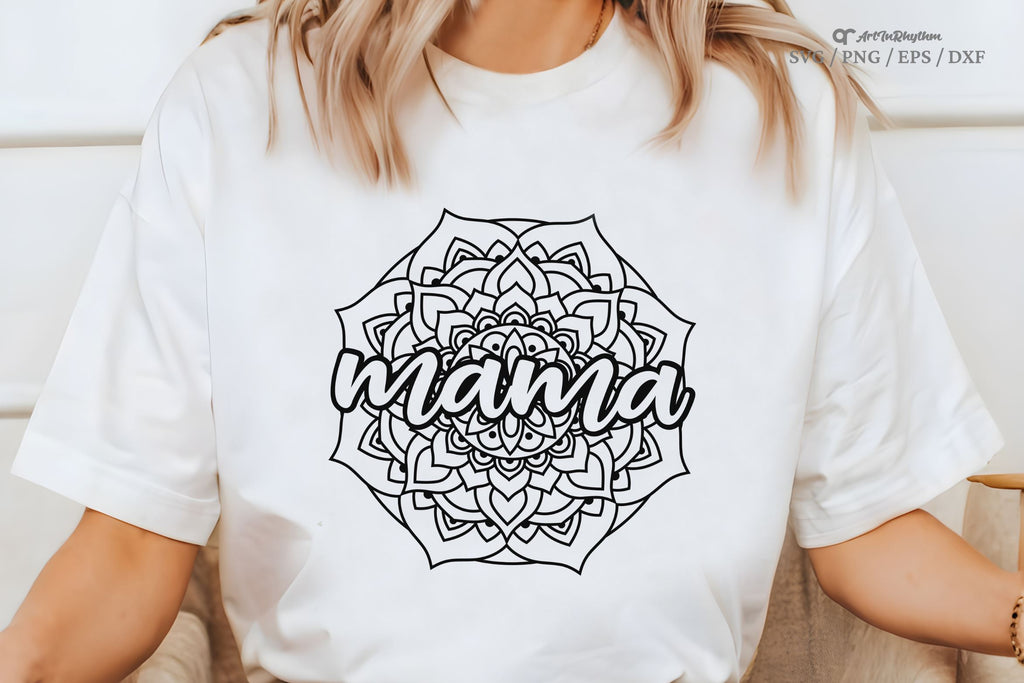 Mama Mandala Svg, Mother's Day Svg, Mama Svg File, Mama Svg - So Fontsy