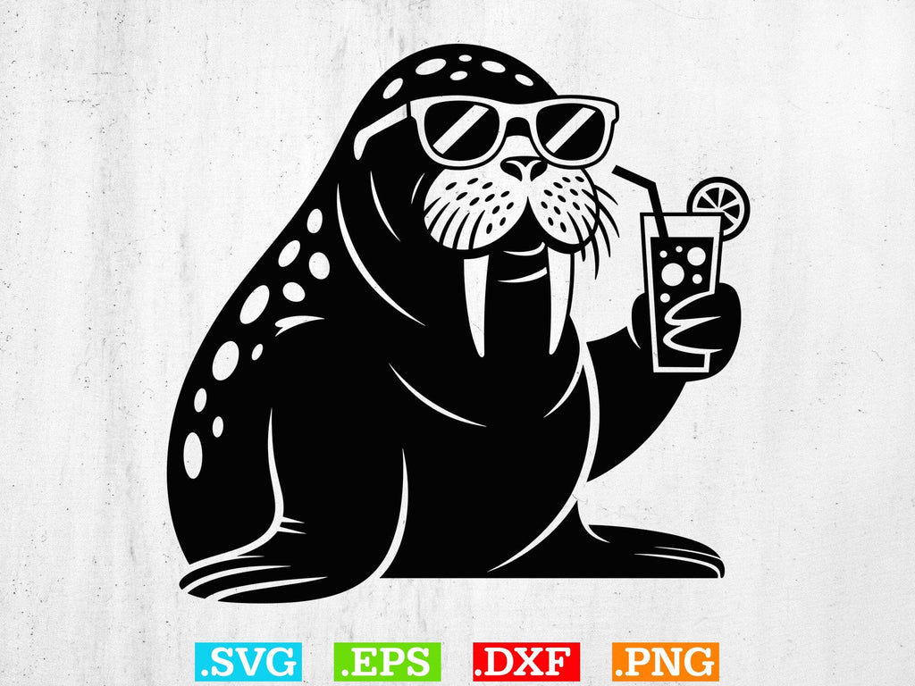 Manatee SVG Bundle, Ocean Animal Svg, Manatee Silhouette, Ocean Life ...