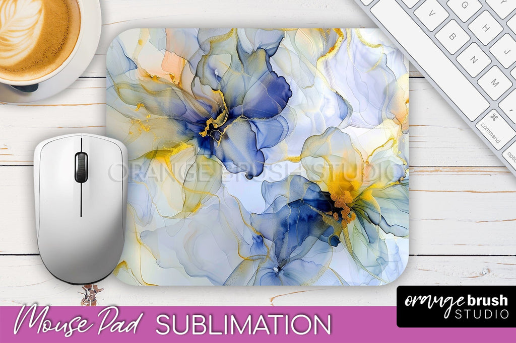 Marble Texture Mouse Pad, 3D Marble Mousepad Sublimation - So Fontsy