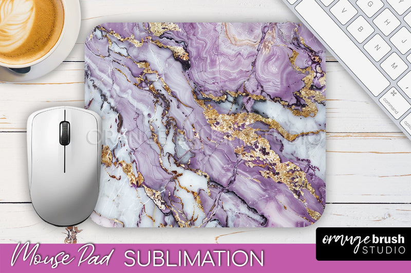 Marble Texture Mouse Pad, 3D Marble Mousepad Sublimation - So Fontsy
