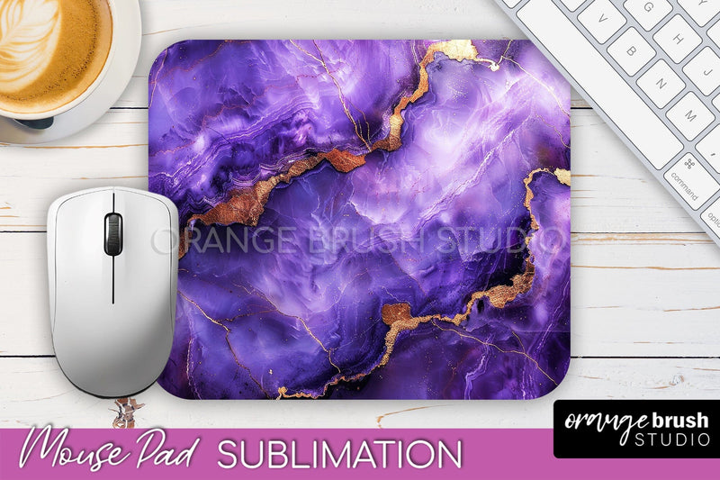 Marble Texture Mouse Pad, 3D Marble Mousepad Sublimation - So Fontsy