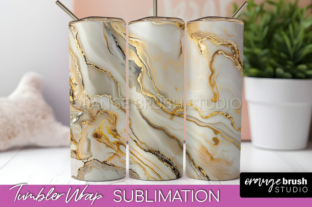Marble Texture Tumbler Wrap, Marble Tumbler Sublimation - So Fontsy
