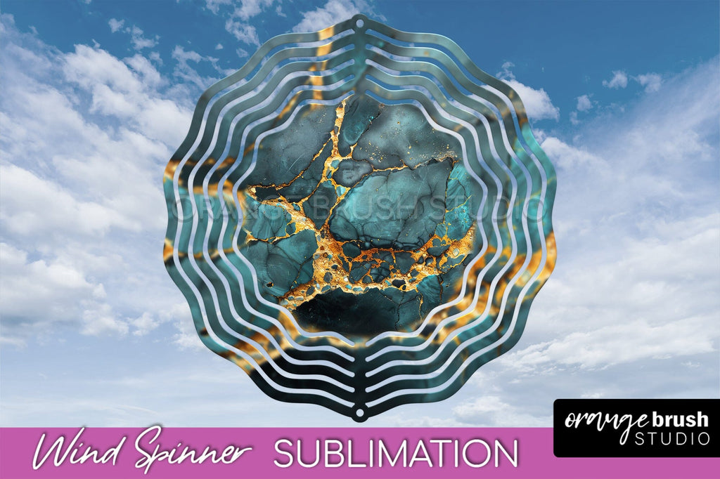 Marble Wind Spinner - Marble Texture Spinner Sublimation - So Fontsy