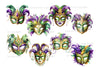 Mardi Gras Clipart | Carnival Mask PNG - So Fontsy