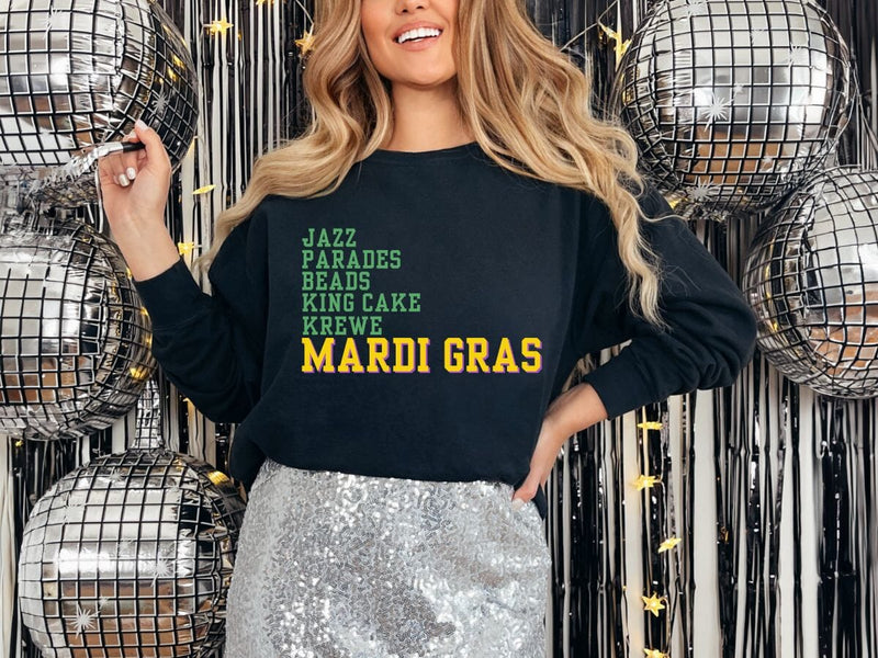 Mardi Gras Word Art - So Fontsy