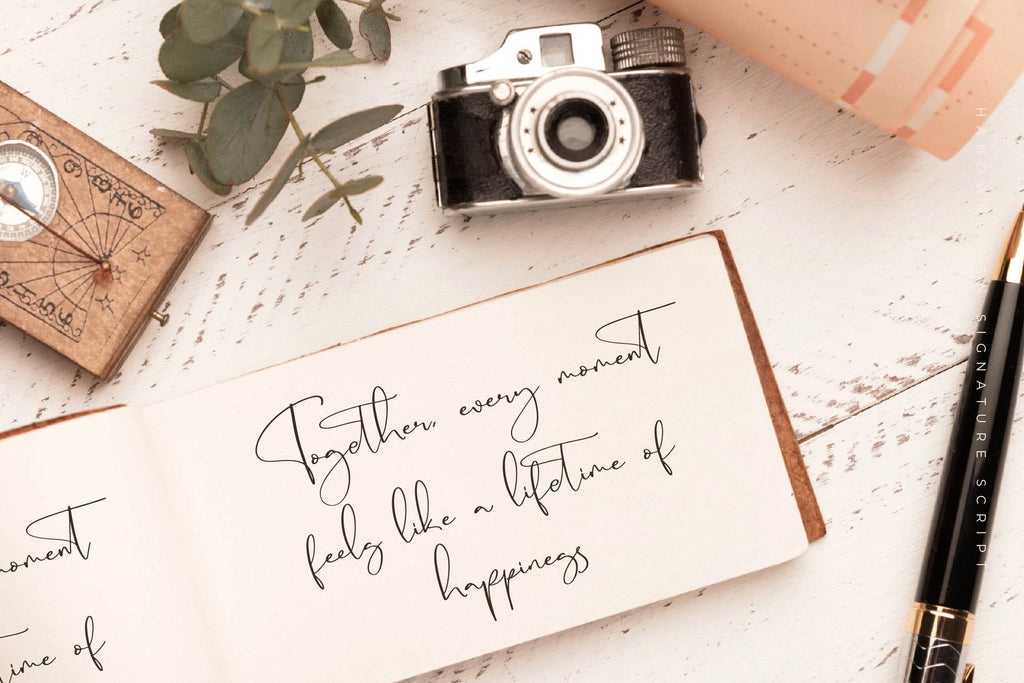 Maritgode - Handwritten Signature Script - So Fontsy