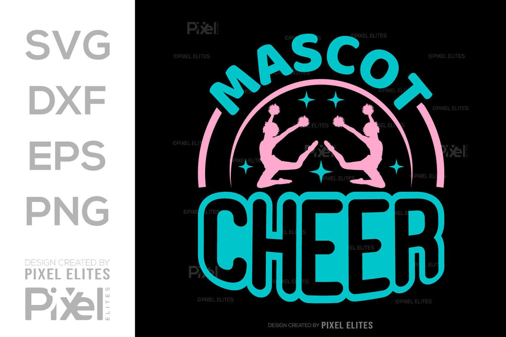 Mascot Cheer SVG Cheerleading Cheer Life Bundle Cheer Team Cheer Quote ...