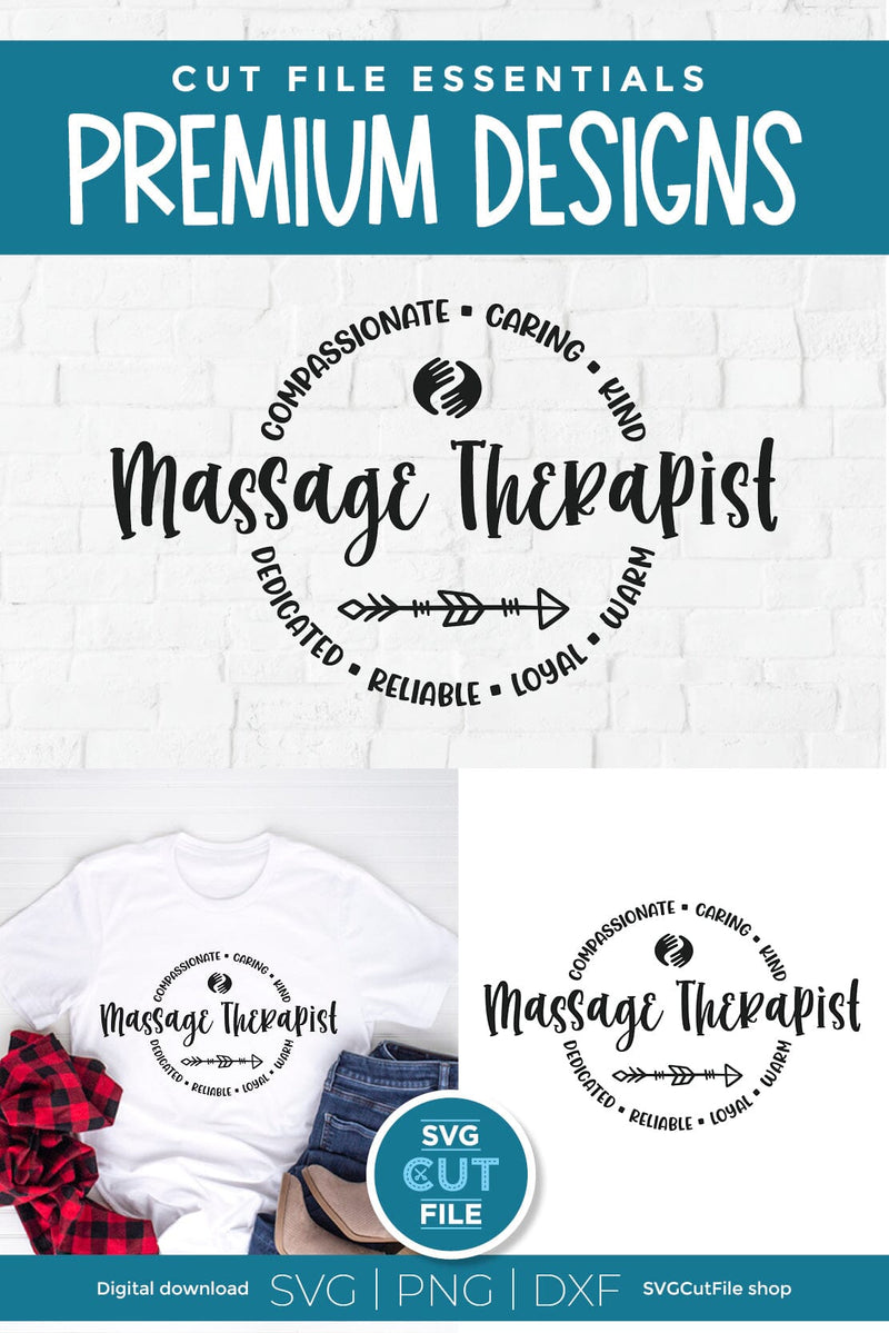 Massage Therapist svg, Masseuse svg, CMP svg - So Fontsy