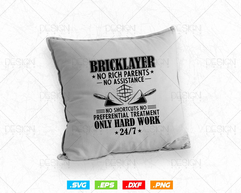 Master Builder Mason Hard Work Bricklayer Svg Png, Mason life ...