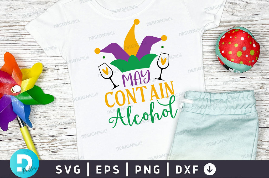 May contain alcohol SVG Design - So Fontsy