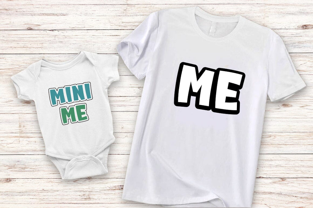 Me and Mini me SVG Design - So Fontsy