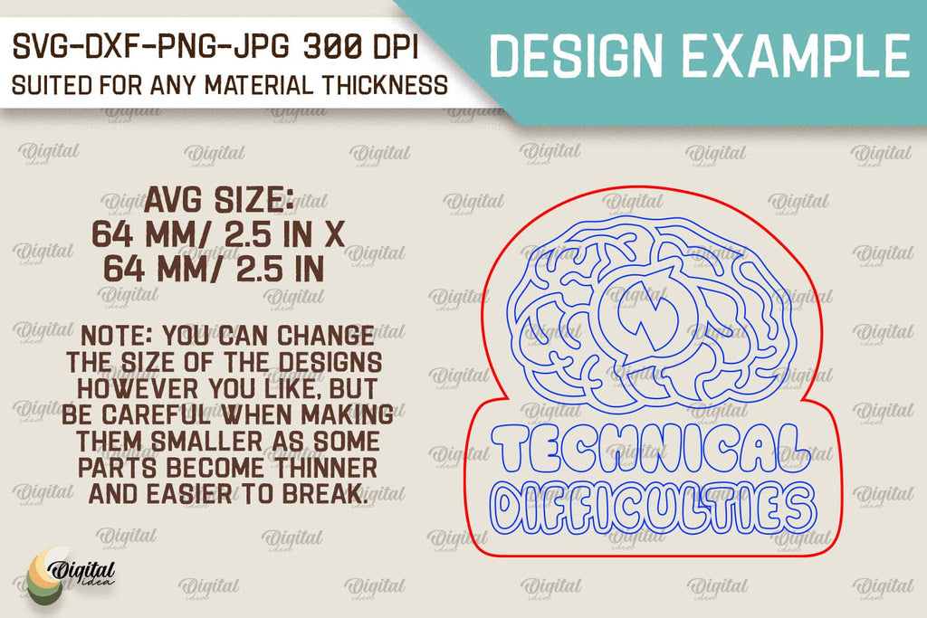 Medical Alert Magnets Laser Cut Bundle. Wooden Magnets SVG - So Fontsy