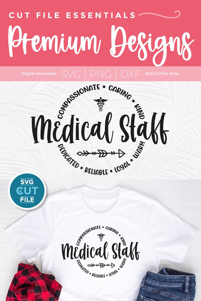Medical Staff SVG for men or women - So Fontsy
