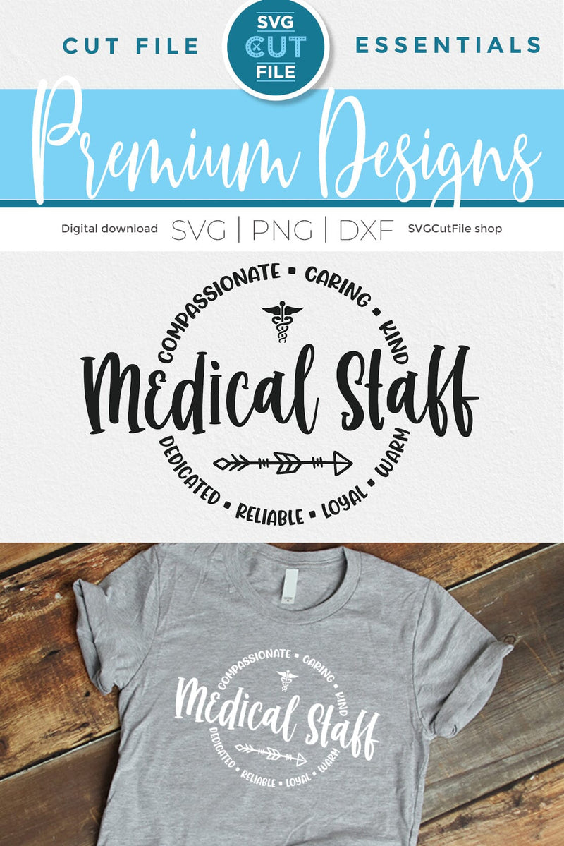 Medical Staff SVG for men or women - So Fontsy