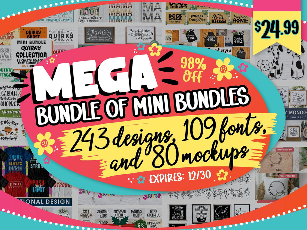 Mega Bundle Of Mini Bundles - So Fontsy