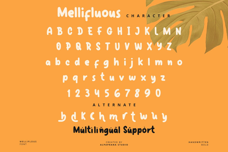 Mellifluous - Handwritten Font - So Fontsy
