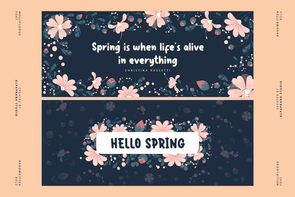 Mellifluous - Handwritten Font - So Fontsy