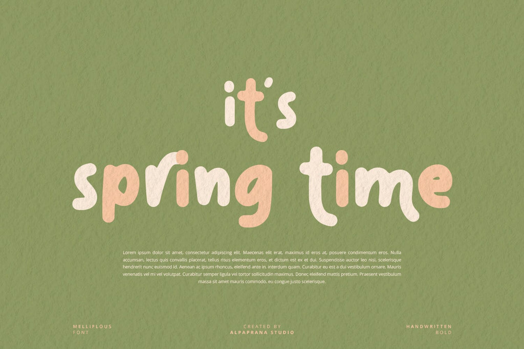 Mellifluous - Handwritten Font - So Fontsy