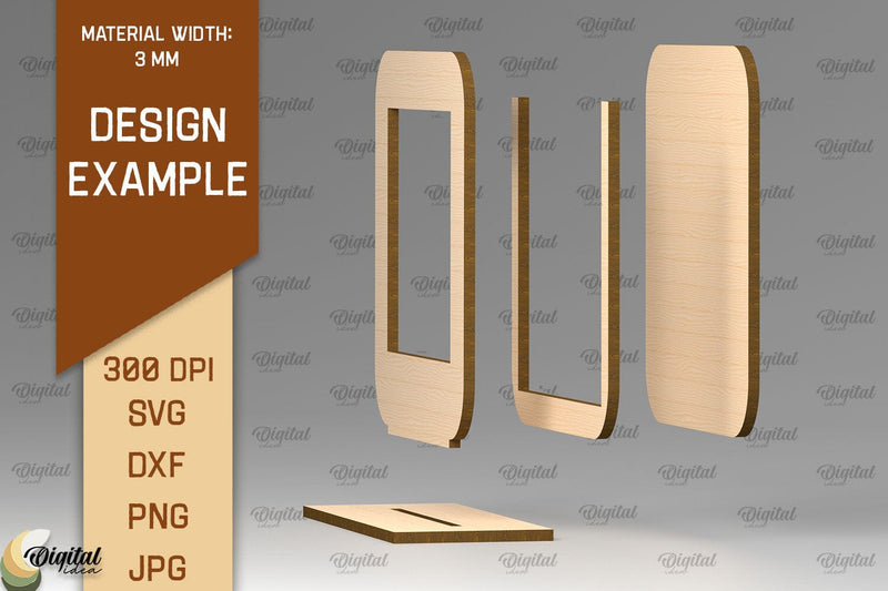 Memorial Frame Laser Cut. Personalized Memorial Frame SVG - So Fontsy