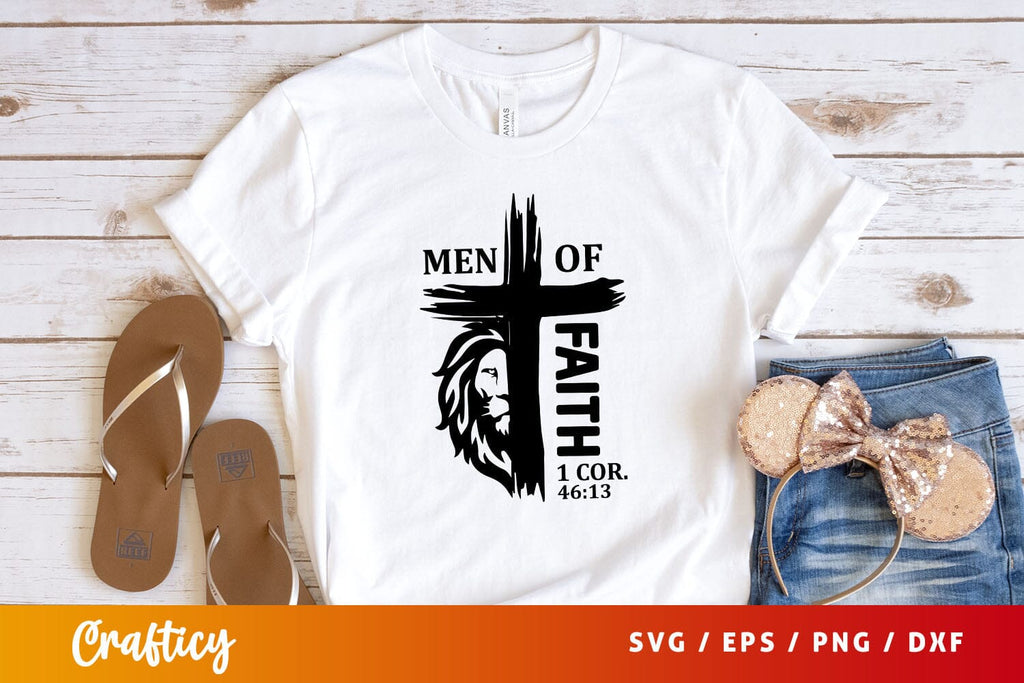 Men of faith 1 cor. 4613 Svg Design - So Fontsy