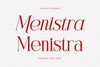 Menistra - Modern Serif Font - So Fontsy