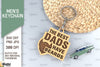 Men's Keychain SVG. Father's Day Keychain Laser Cut - So Fontsy
