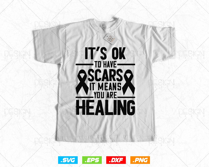 Mental Health Awareness Gift My Scars Show I'm Healing Story Svg Png ...