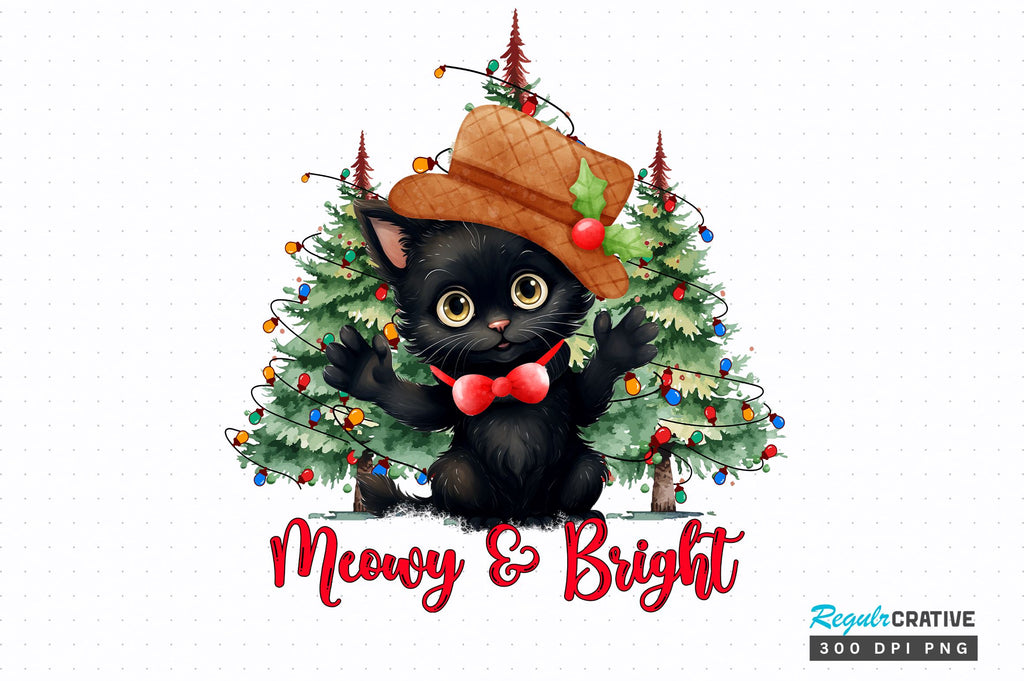 Meowy and bright png design - So Fontsy