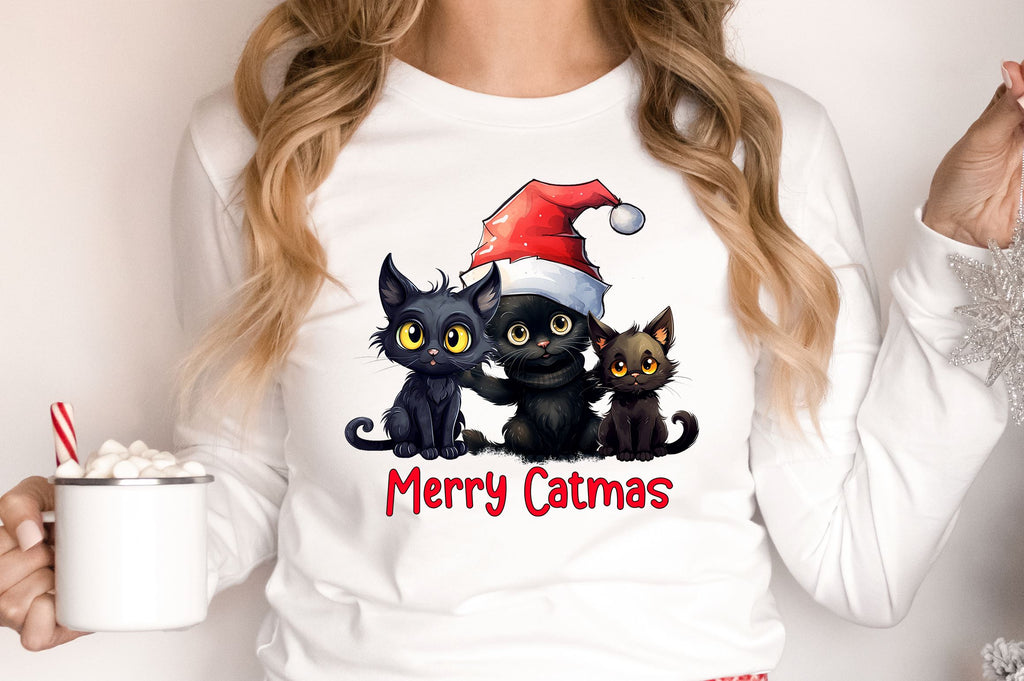 Merry catmas png design - So Fontsy