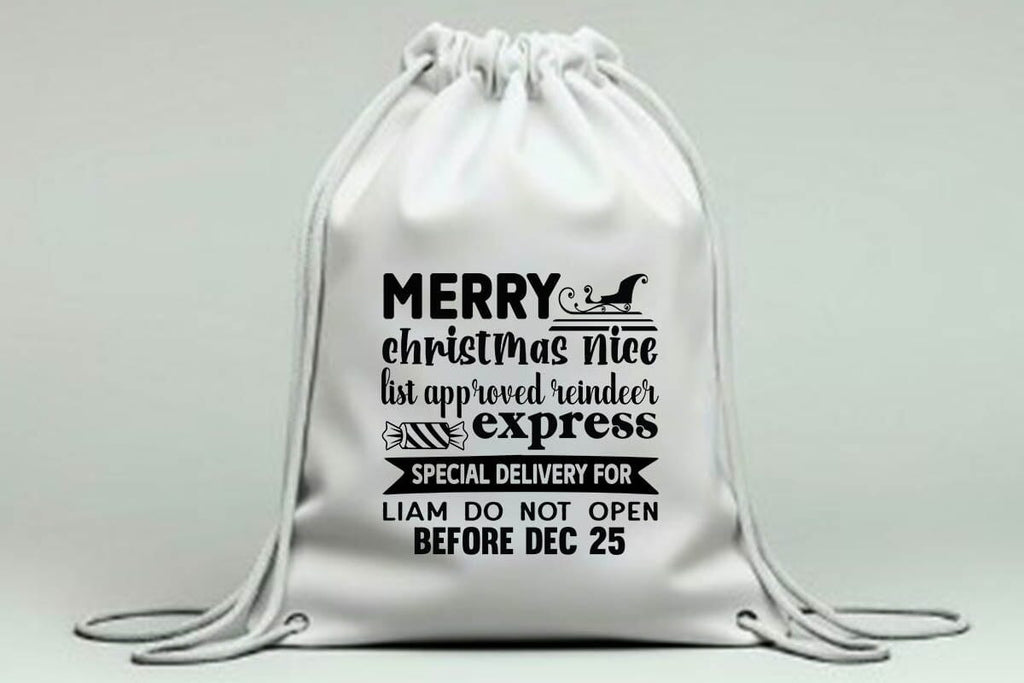 Merry christmas nice list approved reindeer express special delivery ...