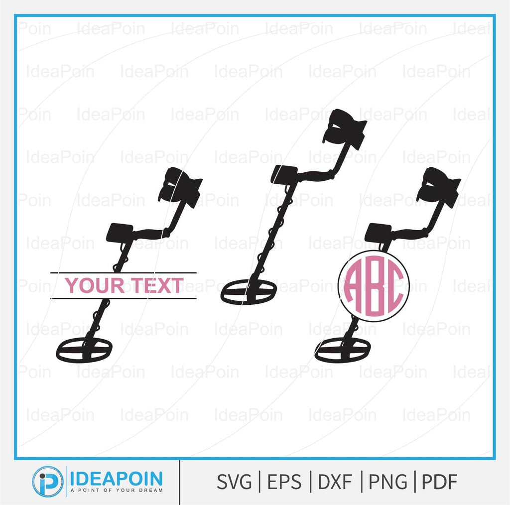Metal Detector svg, metal detecting svg, Metal Detector Clipart, Metal ...