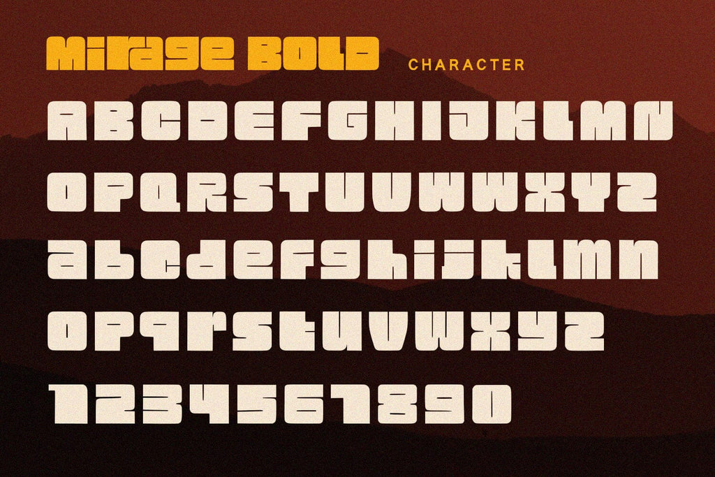 Mirage Bold - Bold Display - So Fontsy